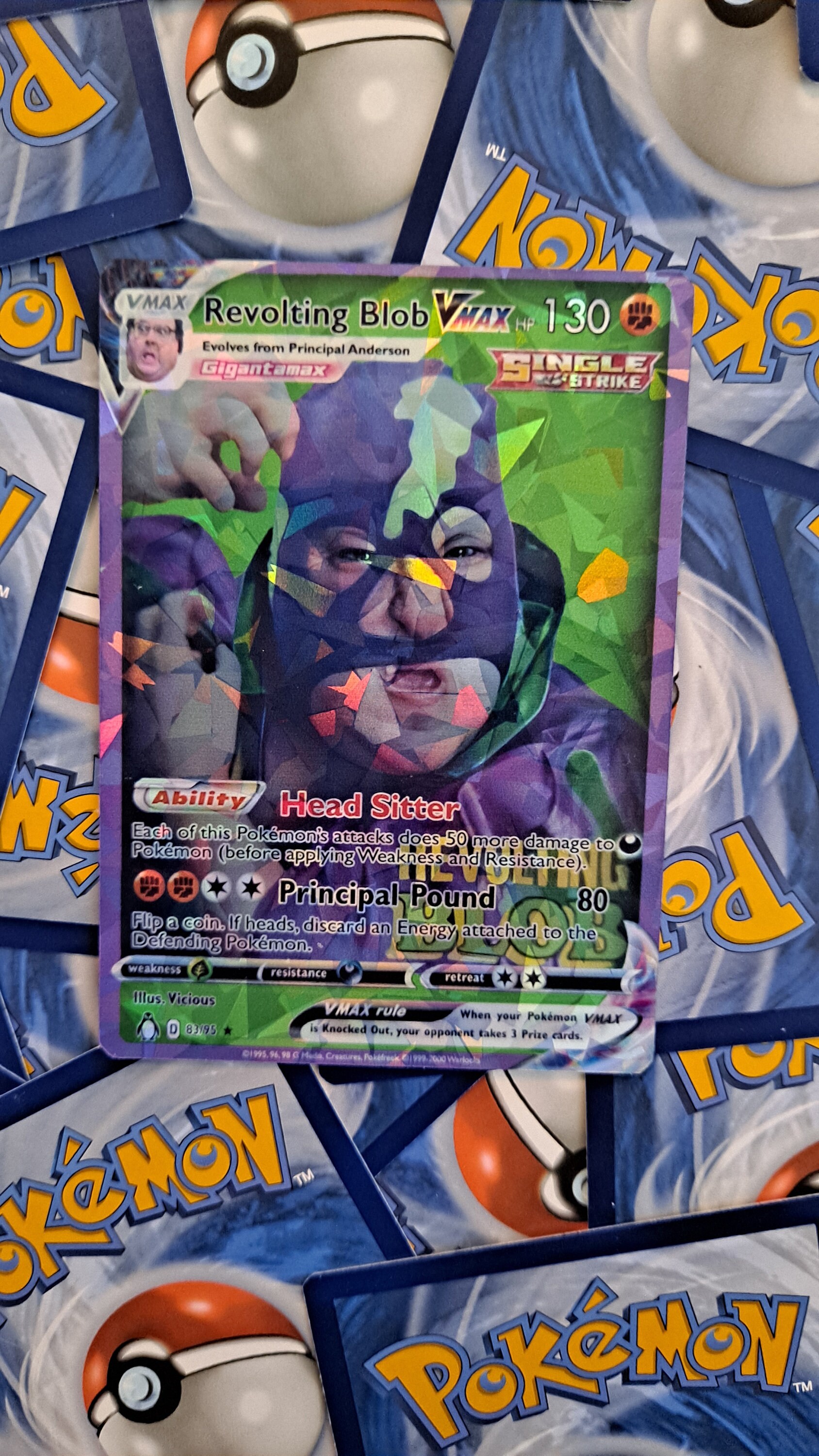 The Revolting Blob Pokemon Card - Etsy