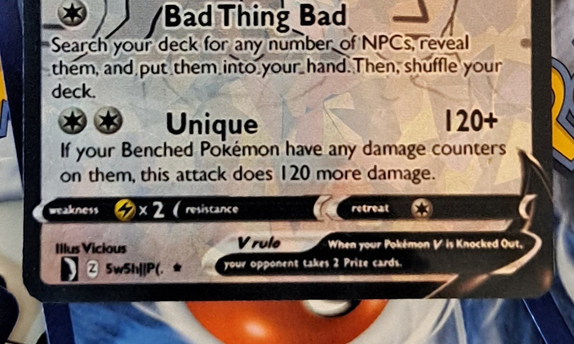 Npc Meme Pokemon Card - Etsy