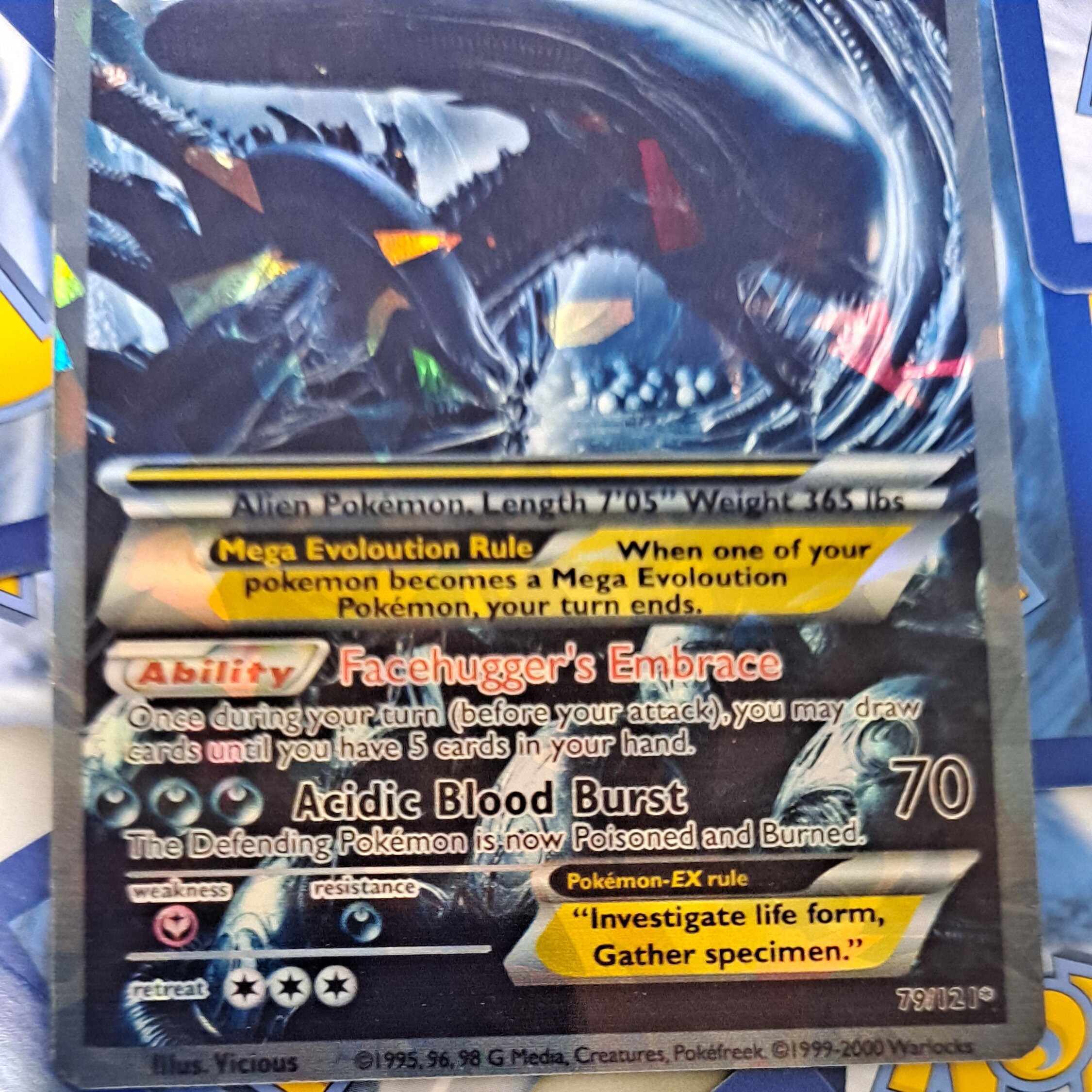 Xenomorph XX121 Pokemon Card - Etsy