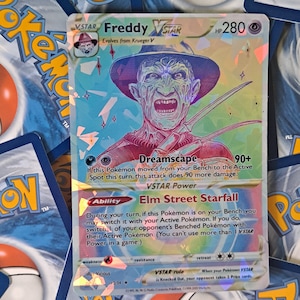 Freddy Krueger Pokemon Card - Etsy