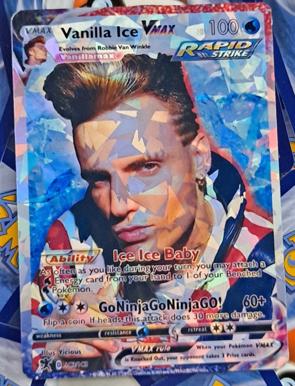 Vanilla Ice Pokemon Card - Etsy