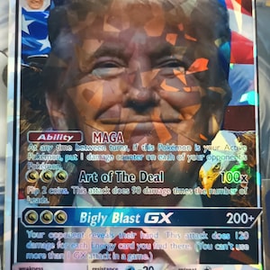 Donald Trump Pokemon Card - Etsy
