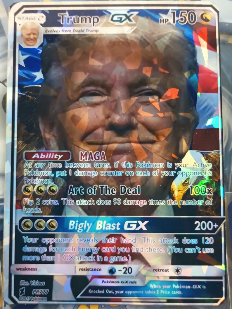 Donald Trump Pokemon Card - Etsy