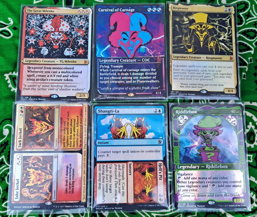 6 ICP Jokers Card Magic the Gathering Proxies - Etsy