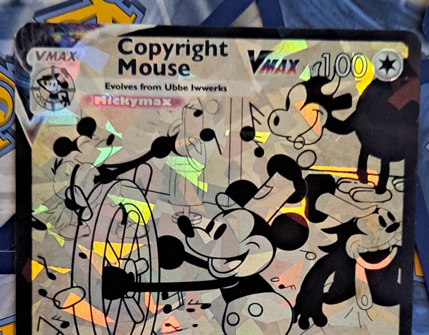 Steamboat Willie Pokemon Card - Etsy