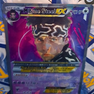 Blue Steel Zoolander Pokémon Card Custom - Etsy