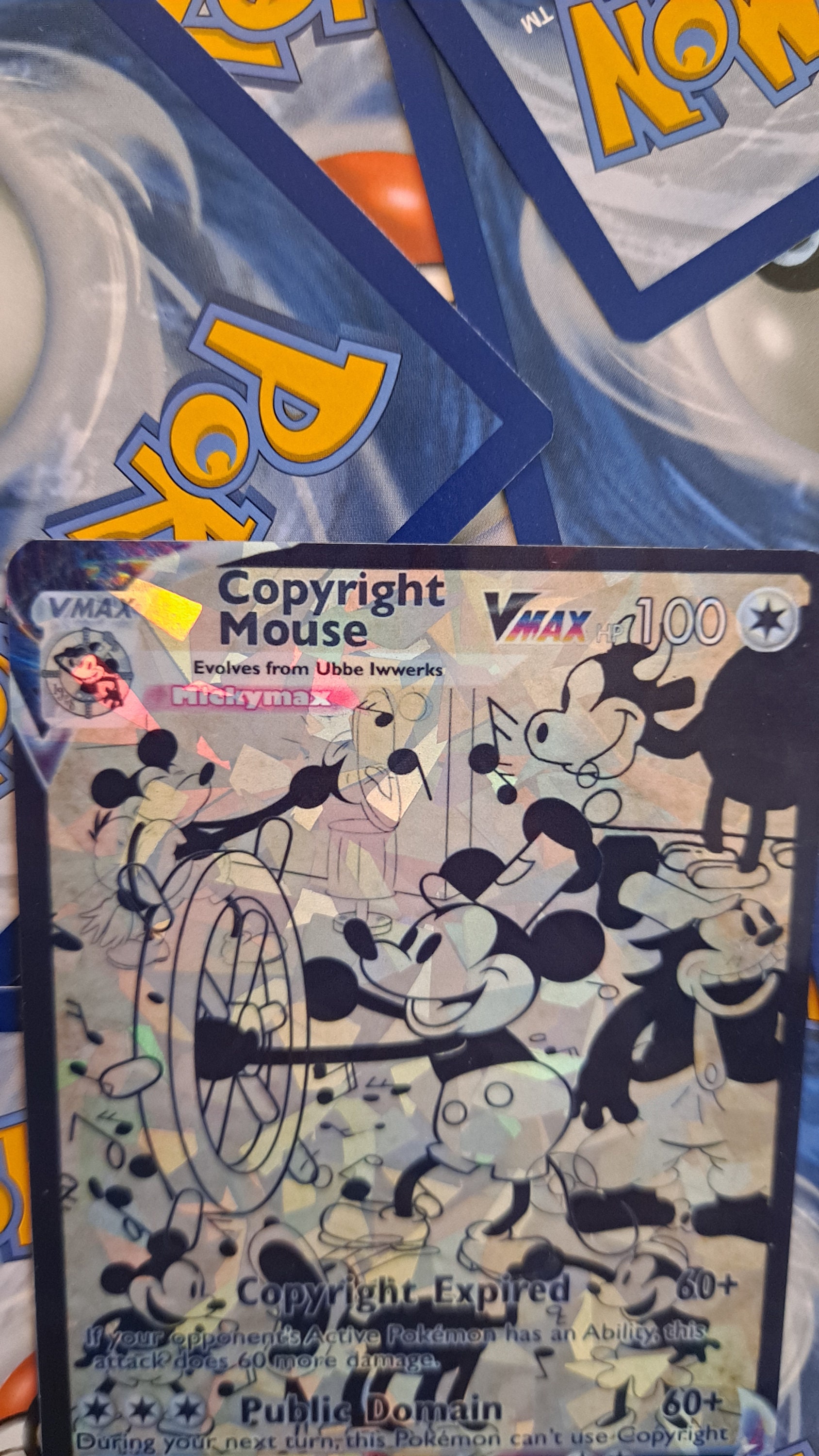 Steamboat Willie Pokemon Card - Etsy