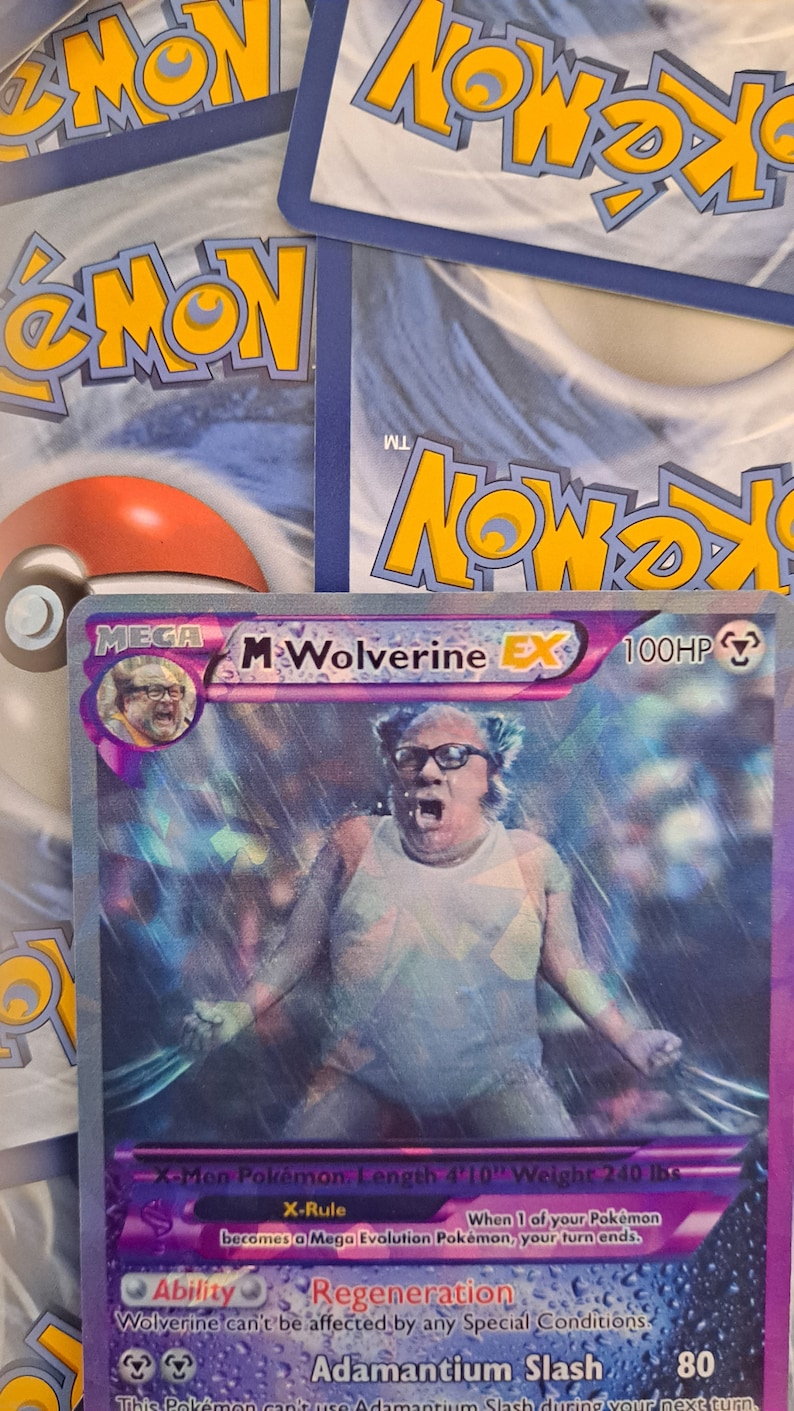 Danny Devito as Wolverine Pokemon Card - Etsy