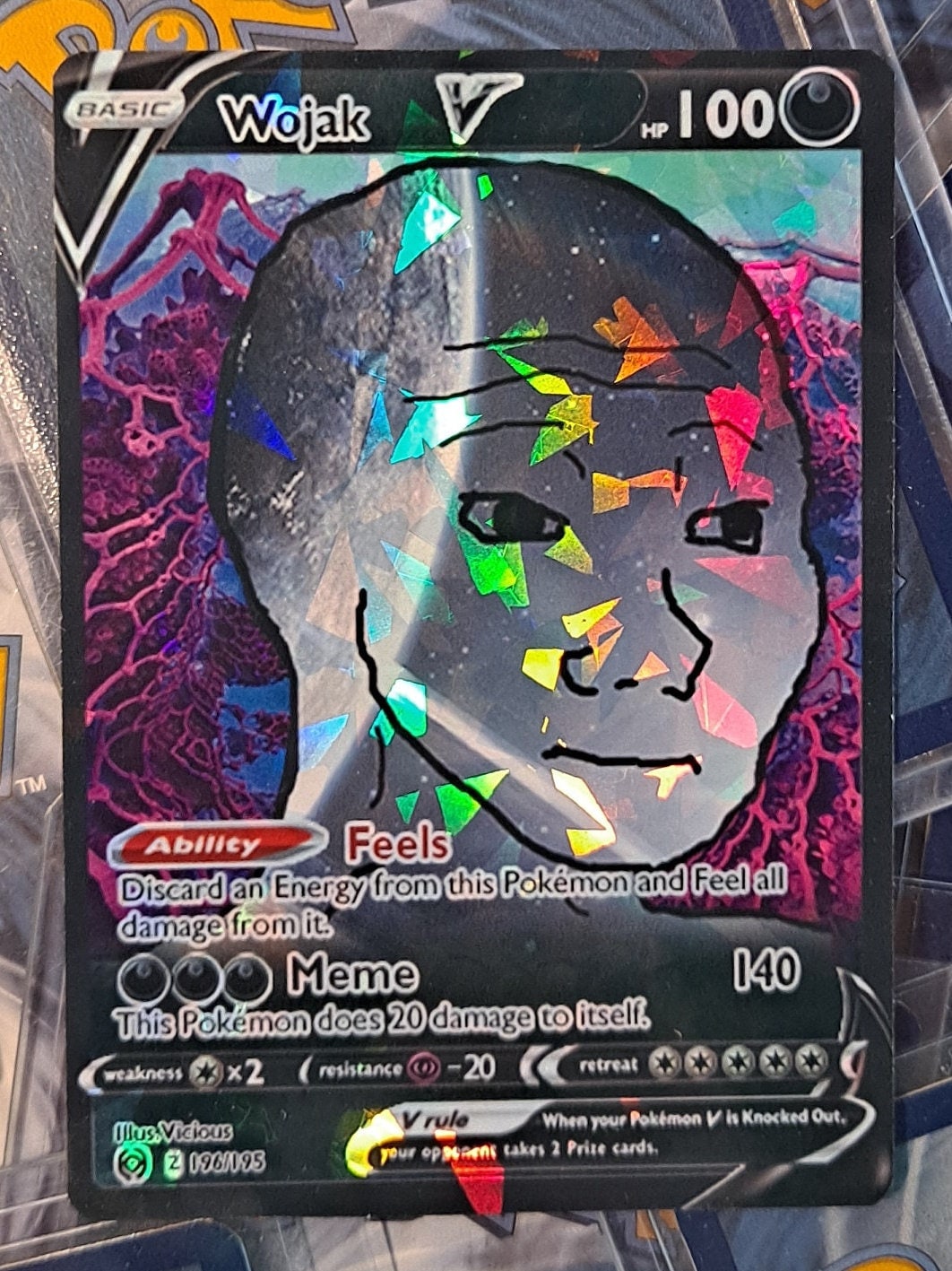 Wojak Meme Pokemon Card - Etsy Canada