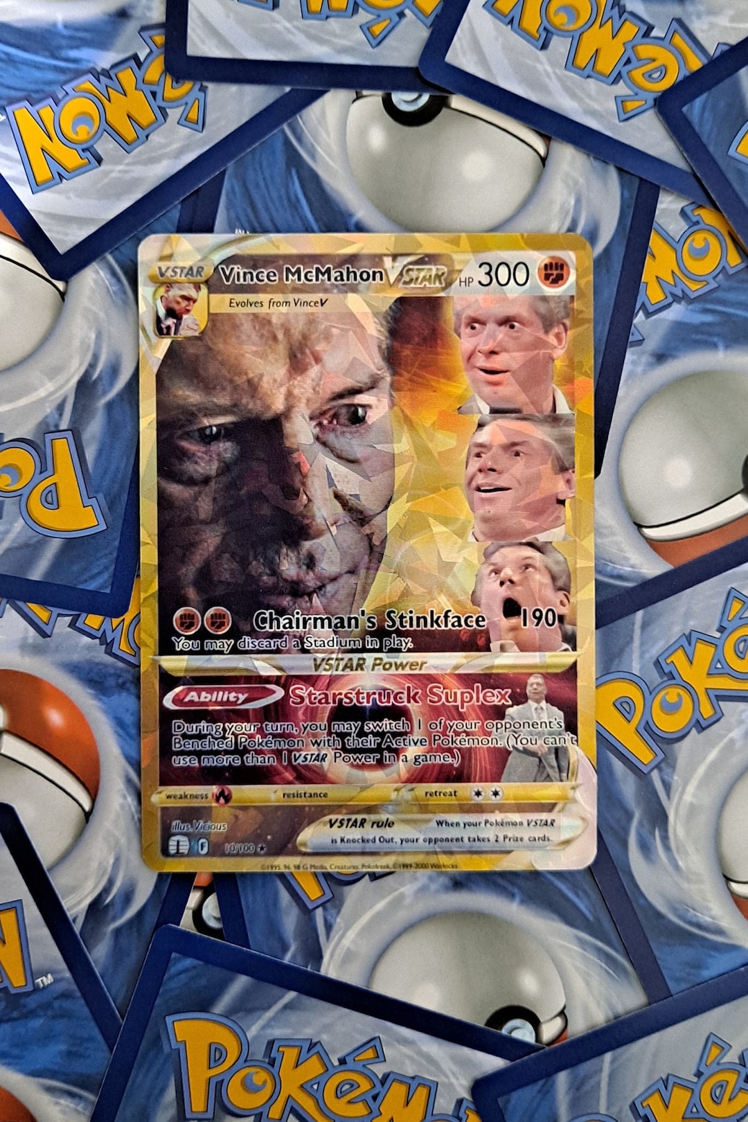 Vince Mcmahon Pokemon Card - Etsy