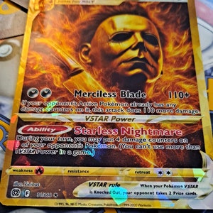Michael Myers Pokemon Card - Etsy