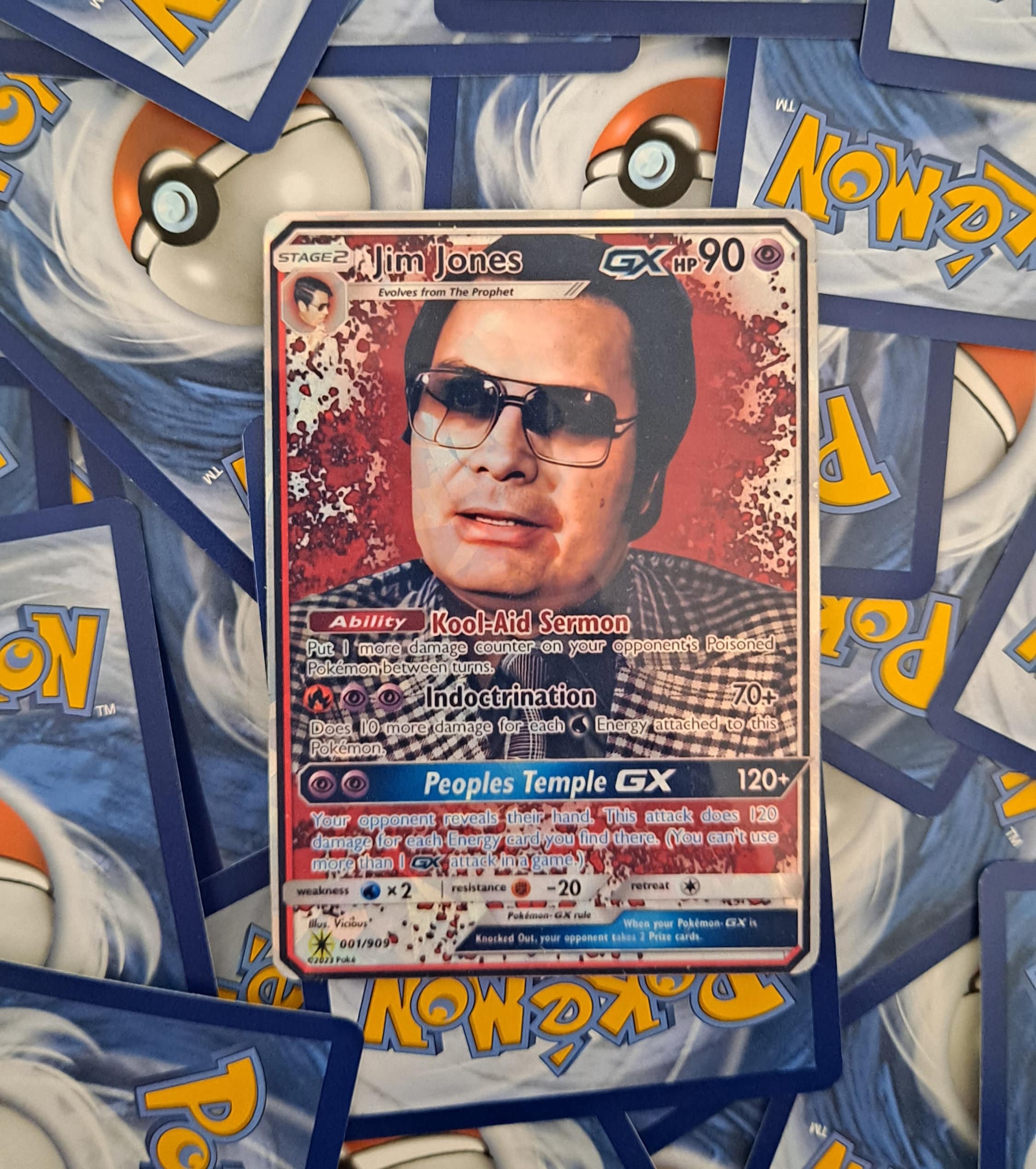 Jim Jones Pokemon Card - Etsy