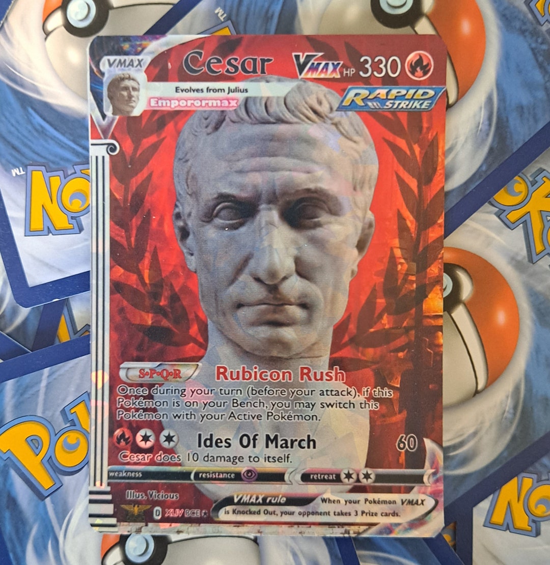 Julius Cesar Pokemon Card - Etsy