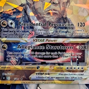 Trump Court Sketch Pokemon Card - Etsy