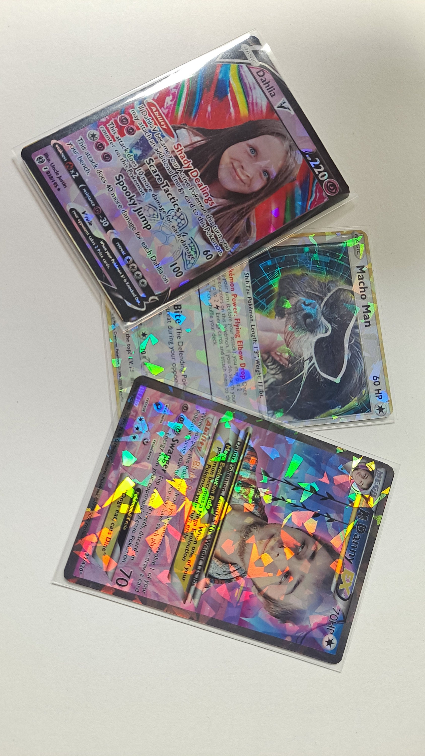 Make Your Own Custom Pokemon Holographic Card - Made to Order! - Etsy