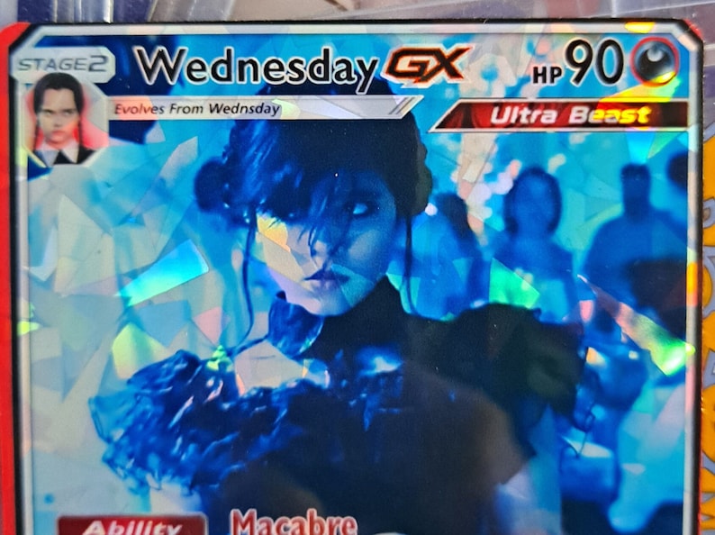 Wednesday Addams Pokemon Card - Etsy