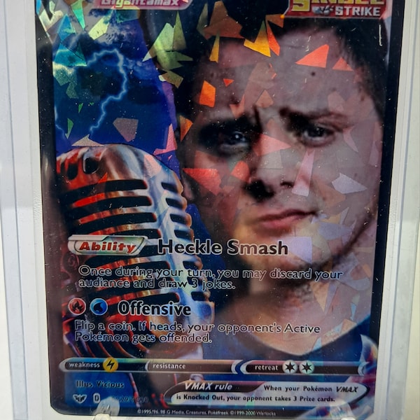 Custom Pokemone Card - Etsy