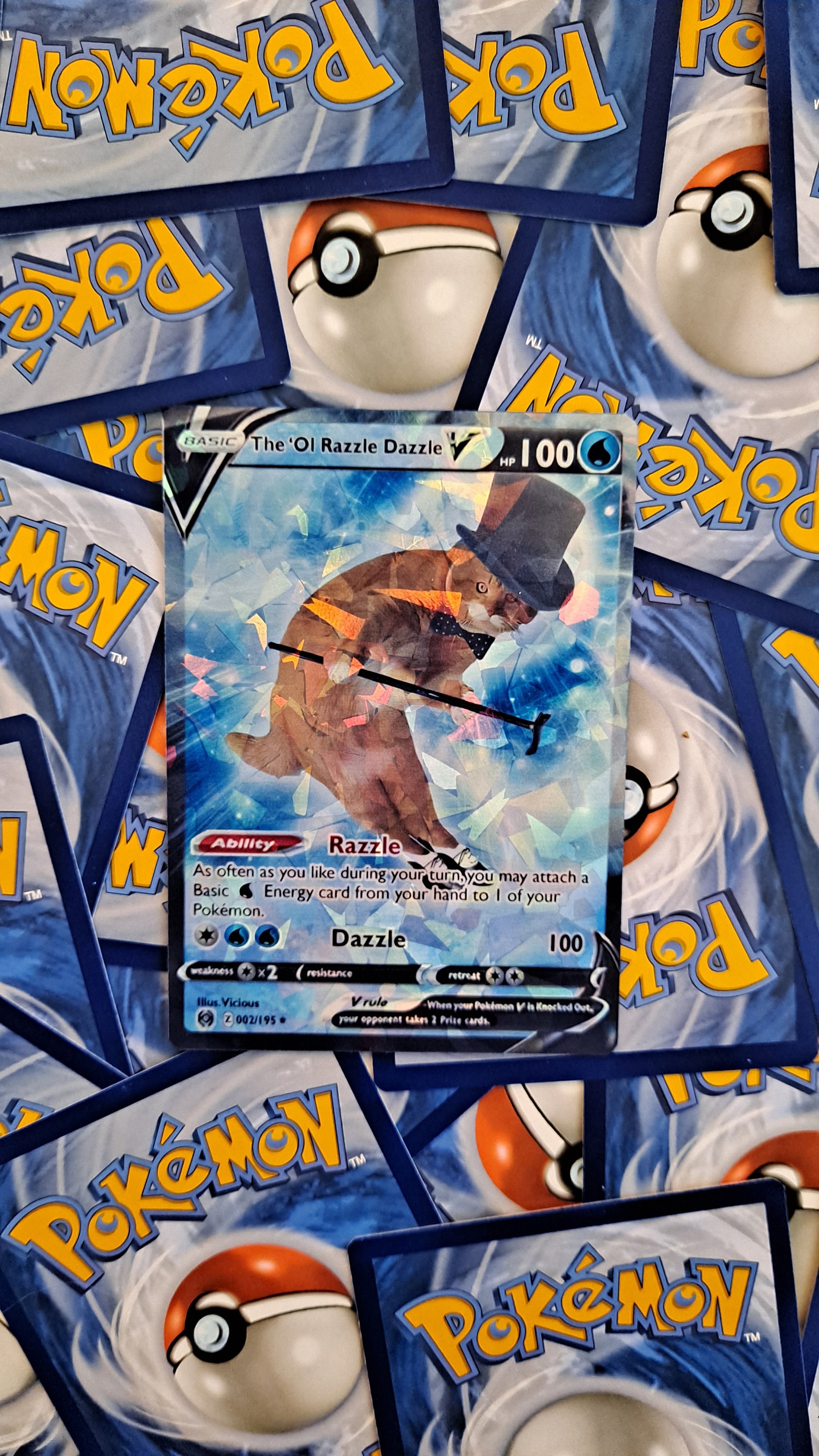 The 'ol Razzle Dazzle Pokemon Card - Meme - Etsy