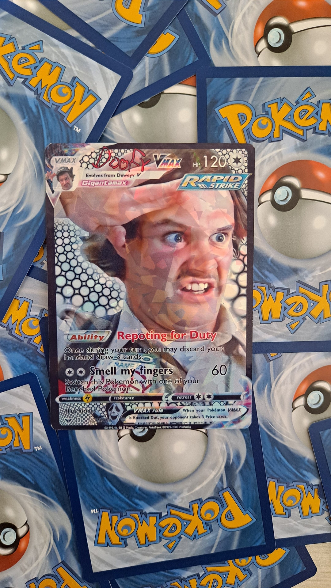 Doofy Pokemon Card Scary Movie - Etsy