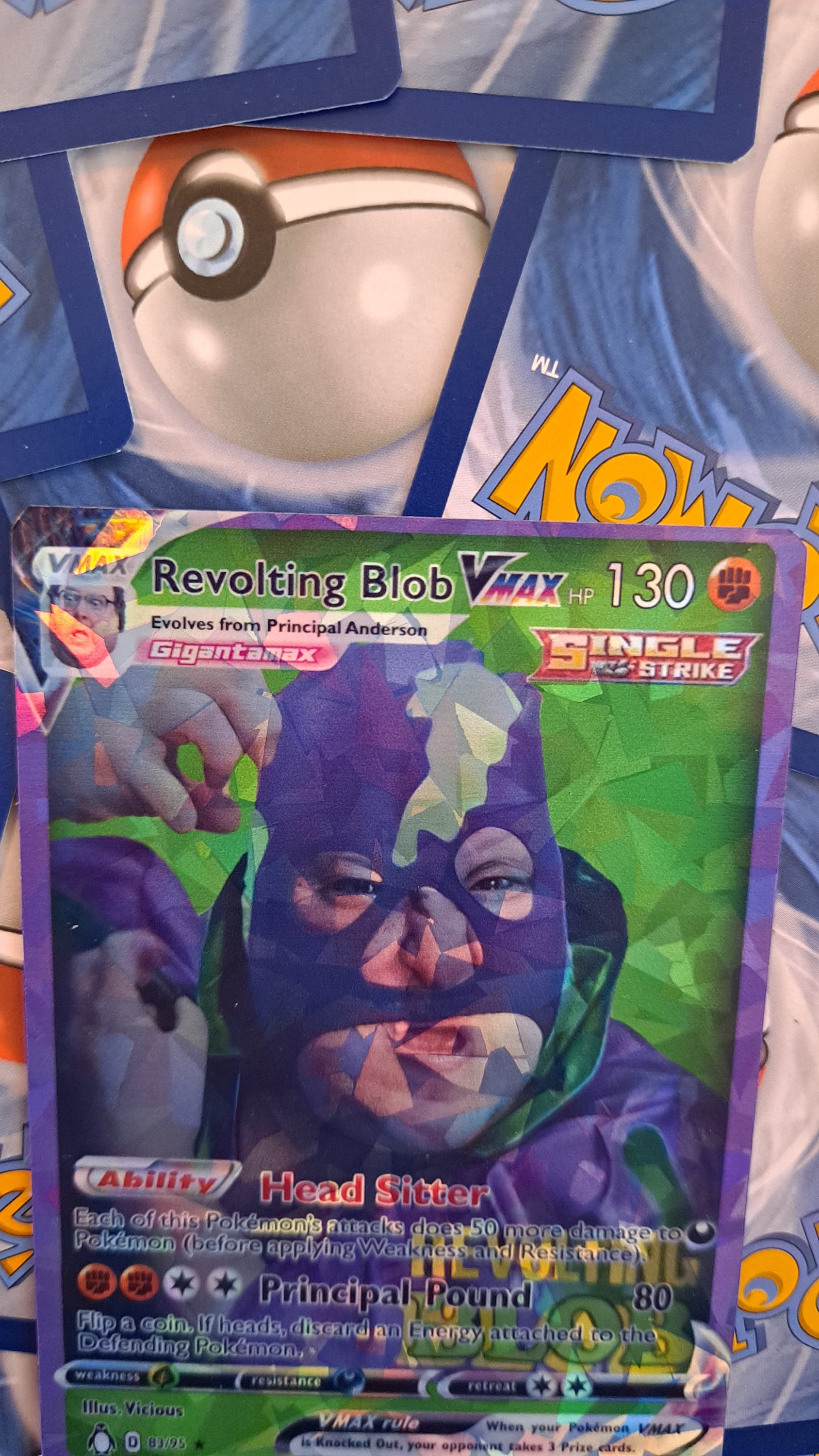 The Revolting Blob Pokemon Card - Etsy