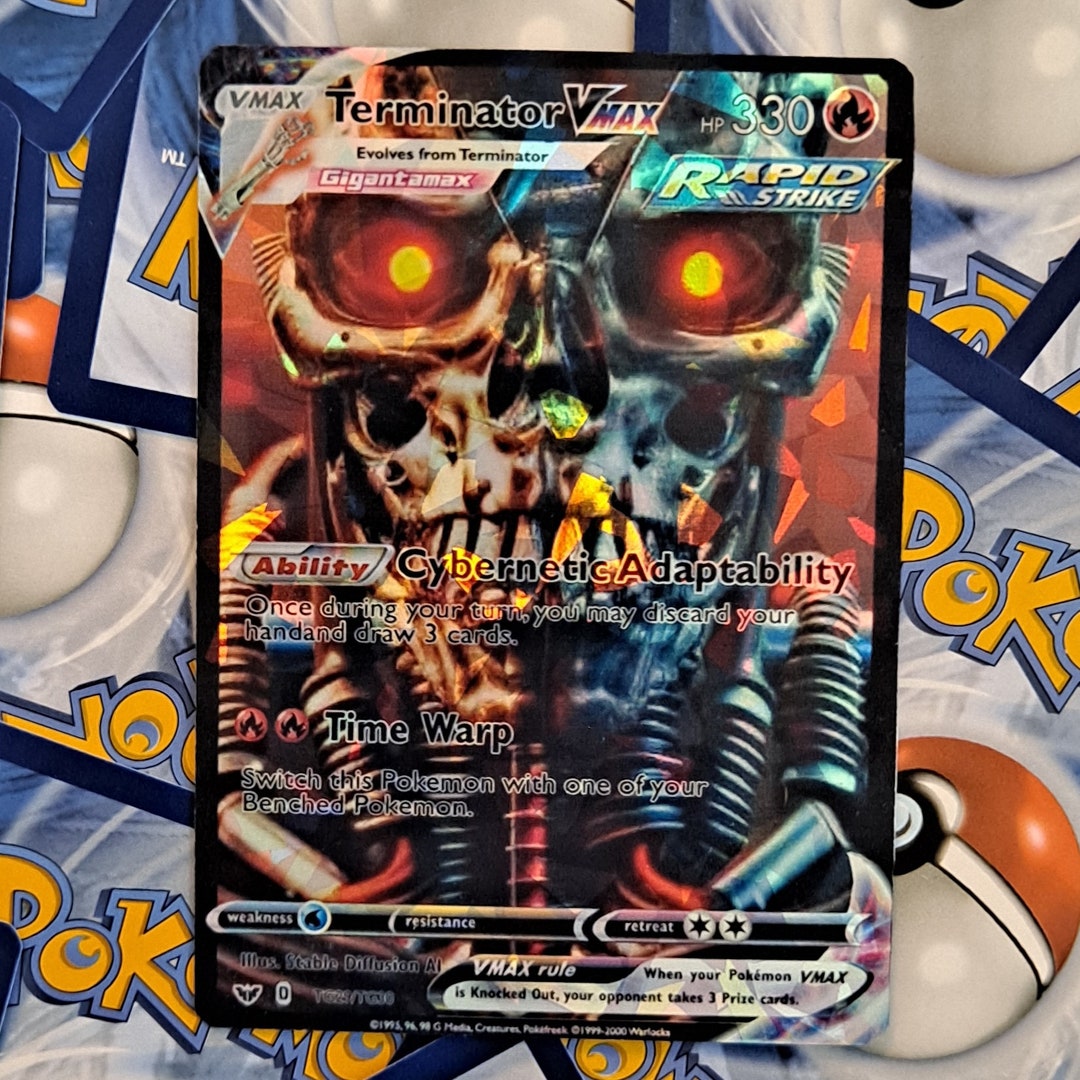 Terminator Pokemon Card - Etsy