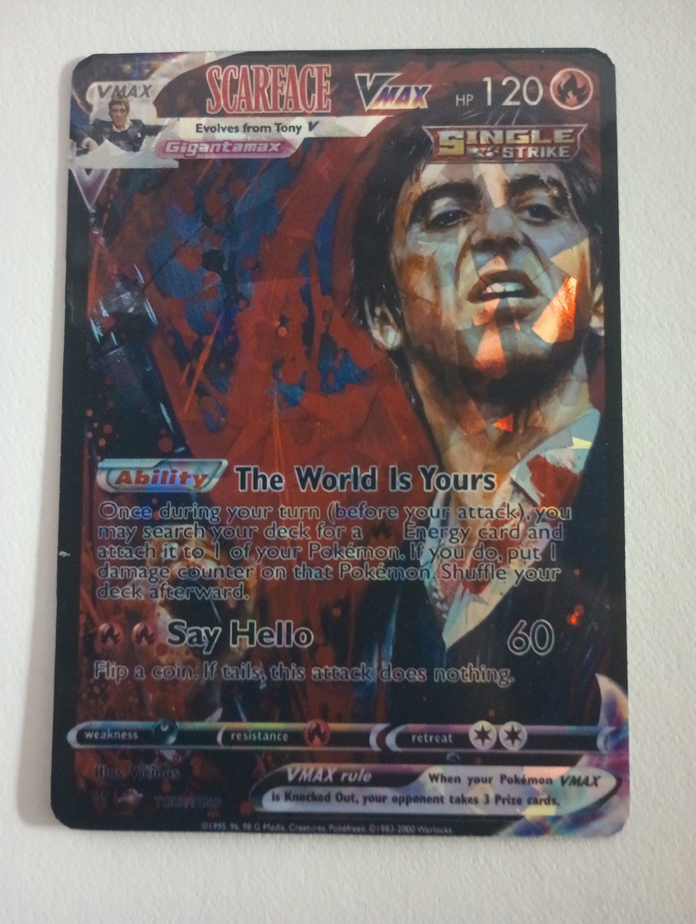 Scarface Pokémon Card tony Montana - Etsy