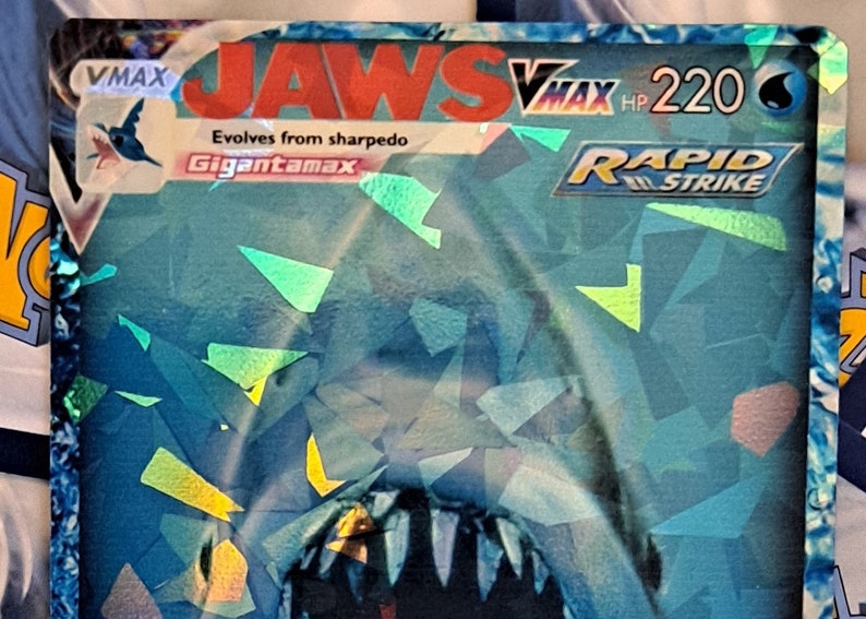 Jaws Pokemon Card - Etsy UK