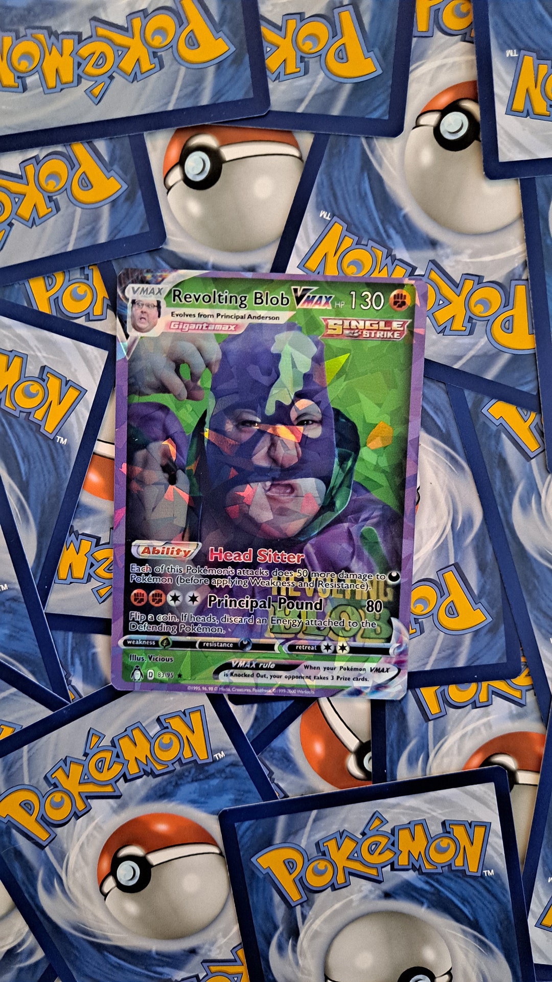 The Revolting Blob Pokemon Card - Etsy