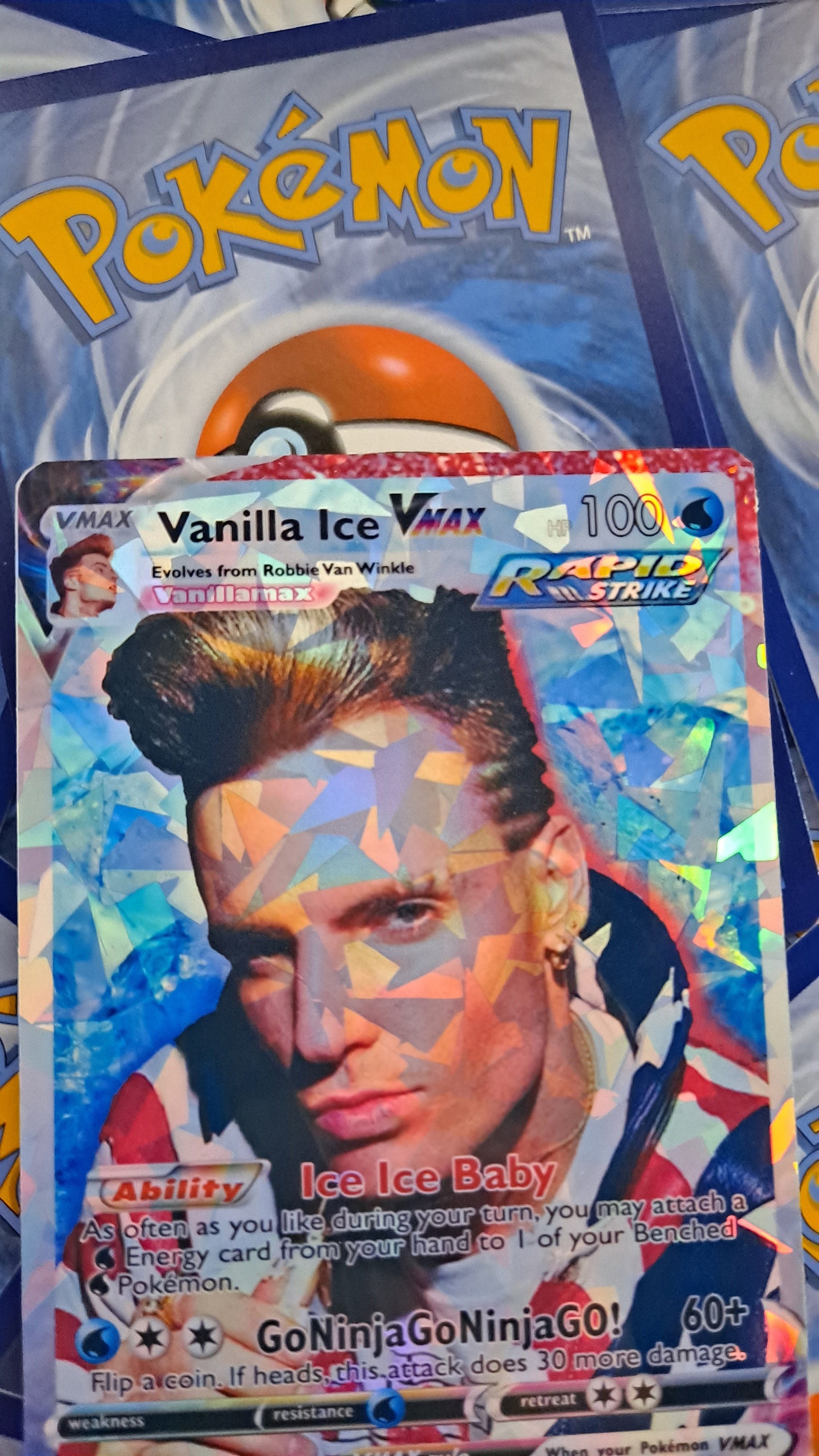 Vanilla Ice Pokemon Card - Etsy