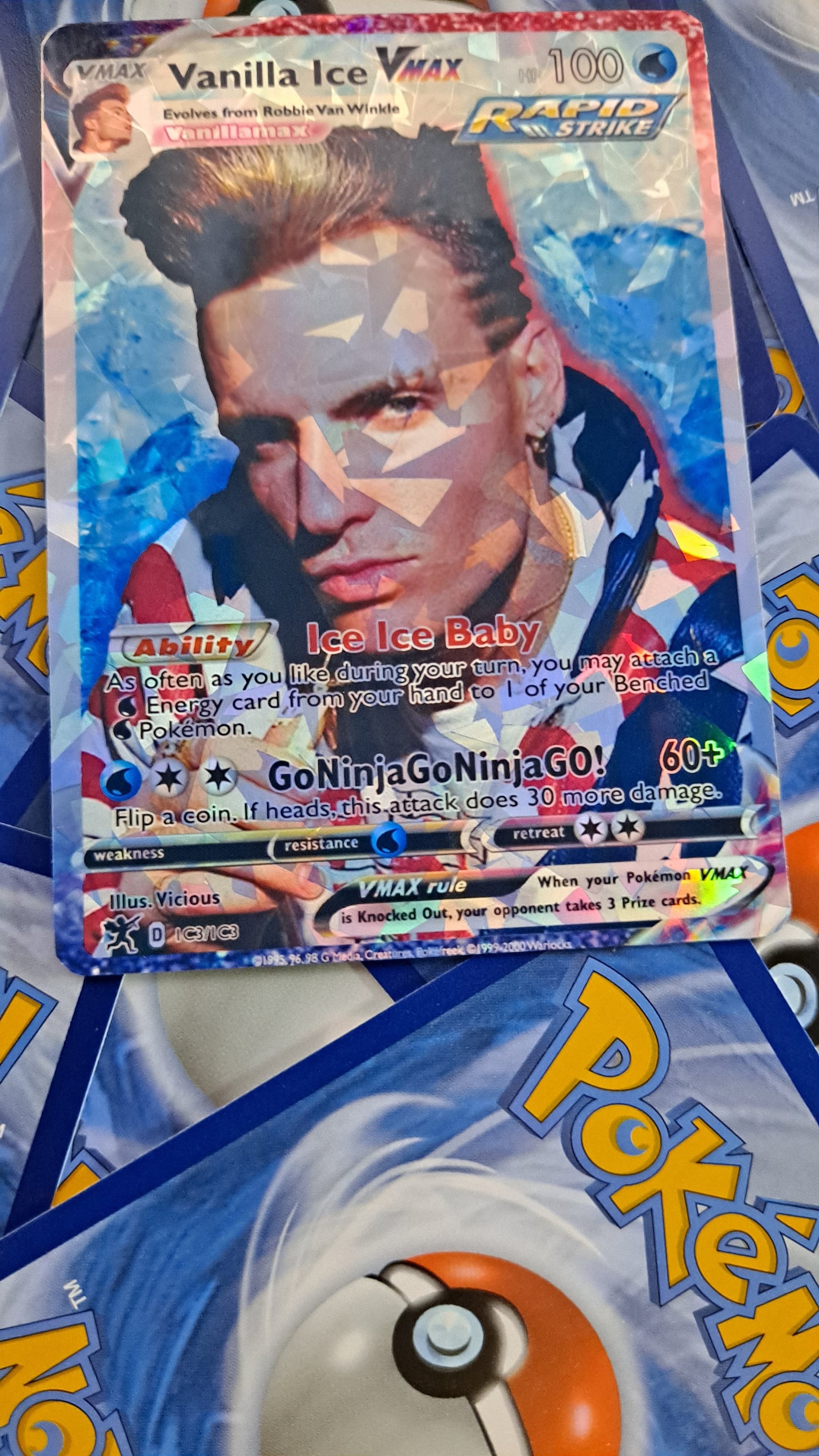 Vanilla Ice Pokemon Card - Etsy
