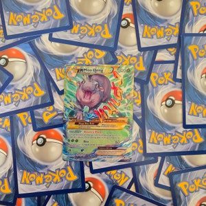 Moo Deng Pokemon Card - Baby Pygmy Hippo - Etsy