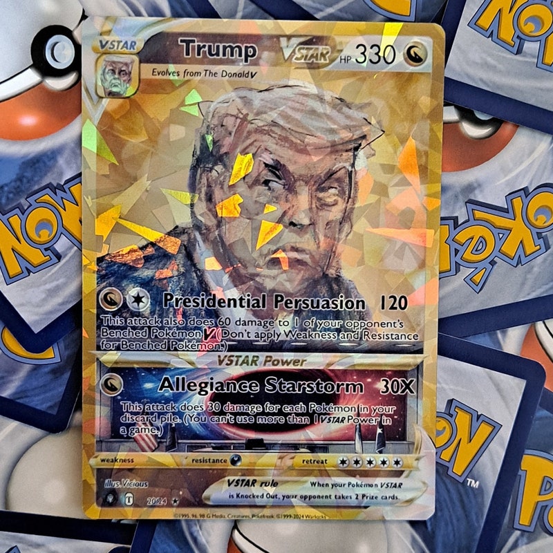 Trump Pokemoncards - Etsy