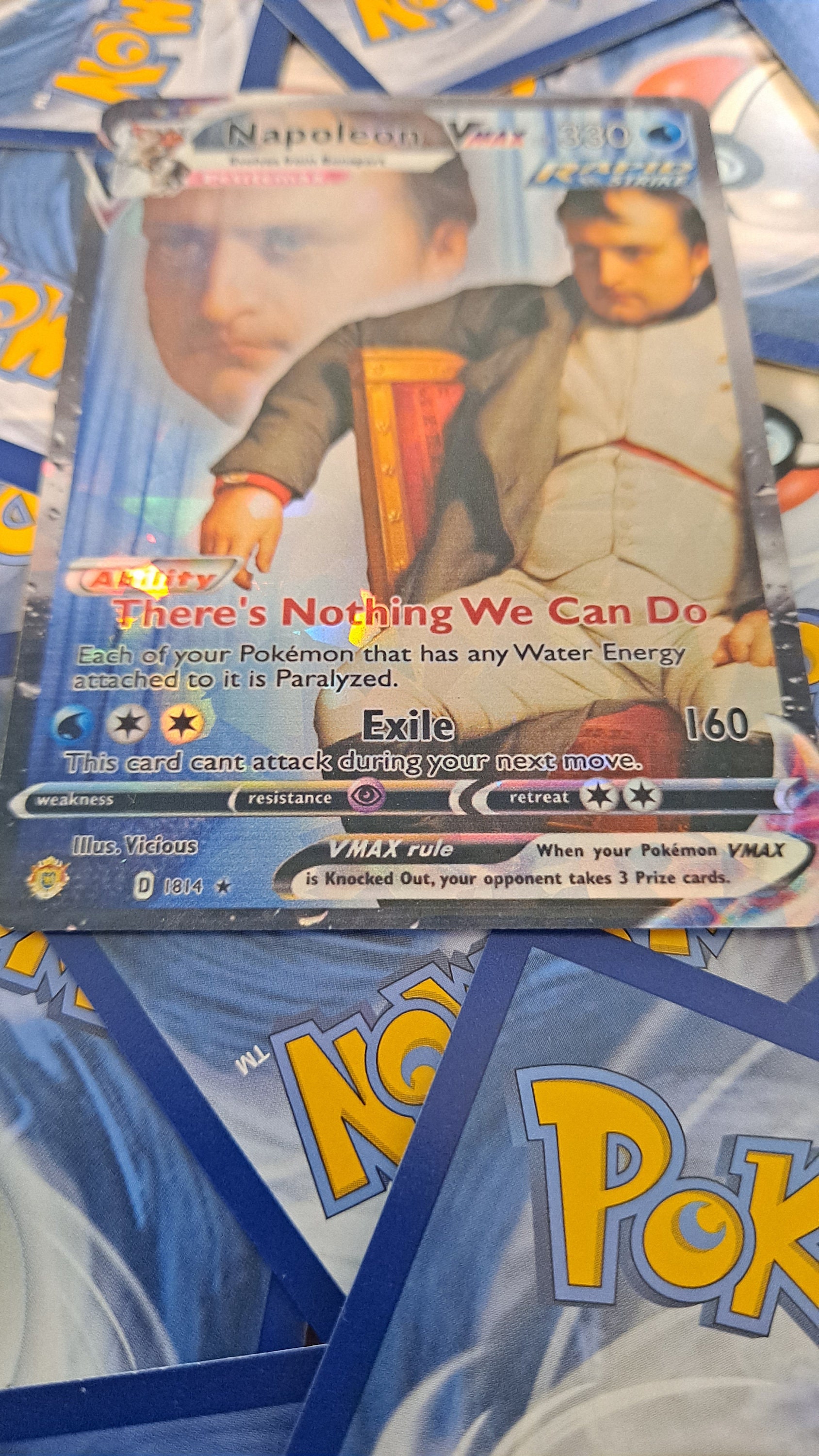 Napoleon Bonaparte Pokemon Card There's Nothing We Can - Etsy