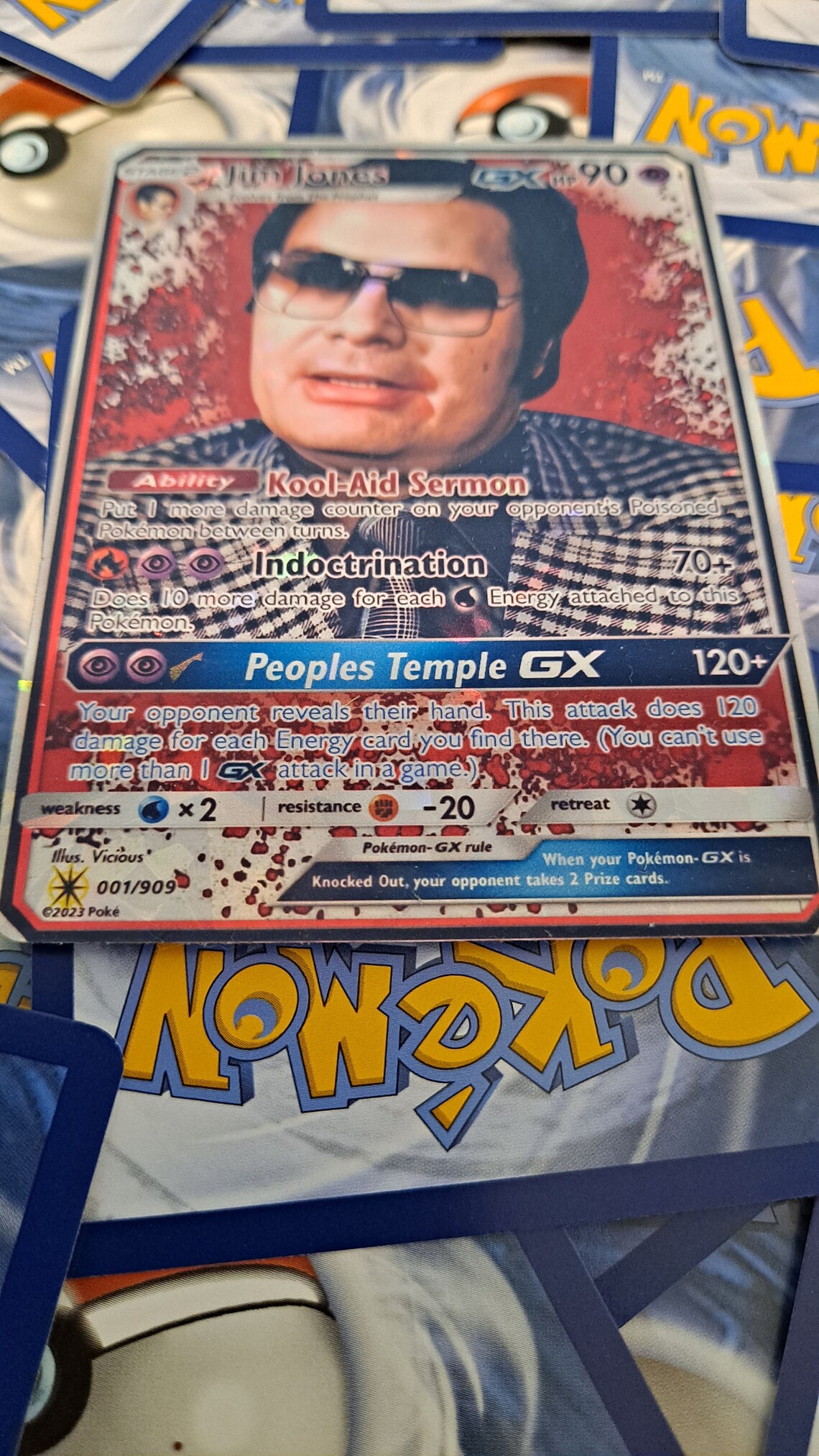 Jim Jones Pokemon Card - Etsy