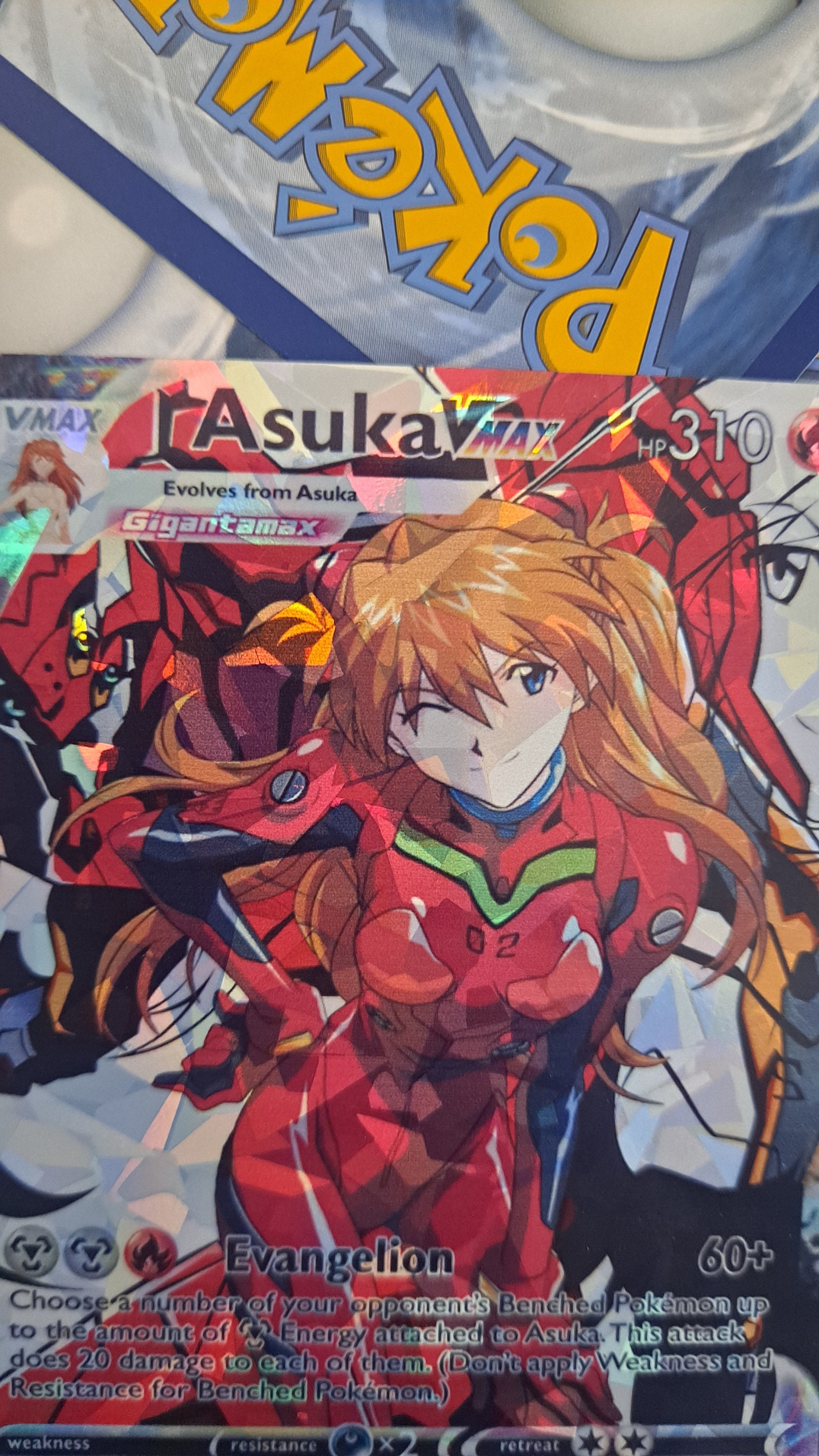 Asuka Langley Pokemon Card - Etsy