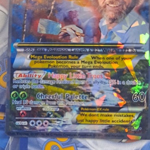 Bob Ross Pokemon Card Holo! - Etsy