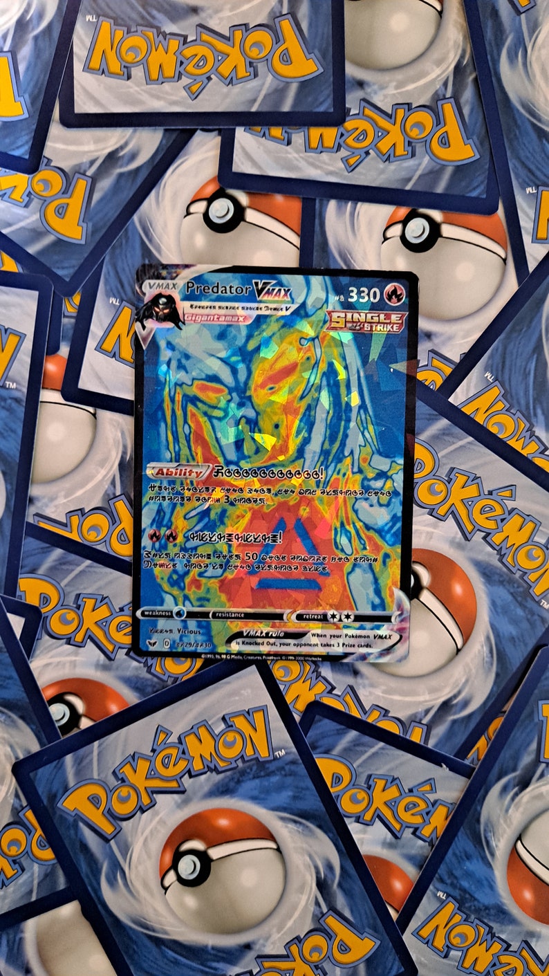 The Predator Pokemon Card - Etsy