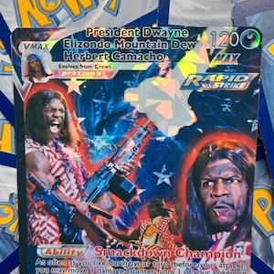 President Comacho Pokemon Card - Etsy