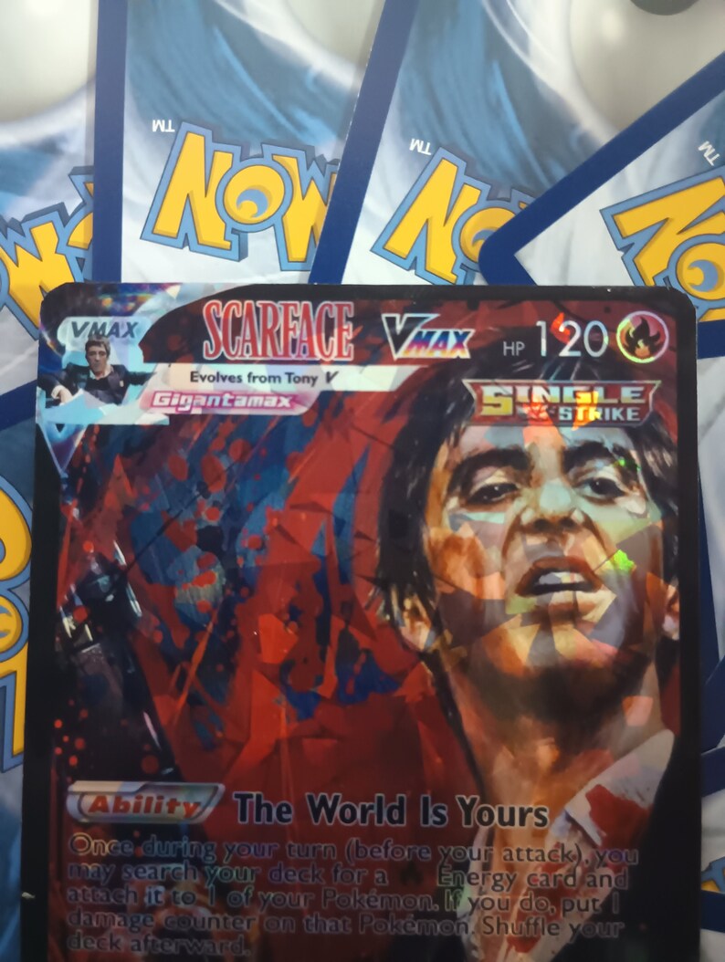 Scarface Pokémon Card tony Montana - Etsy