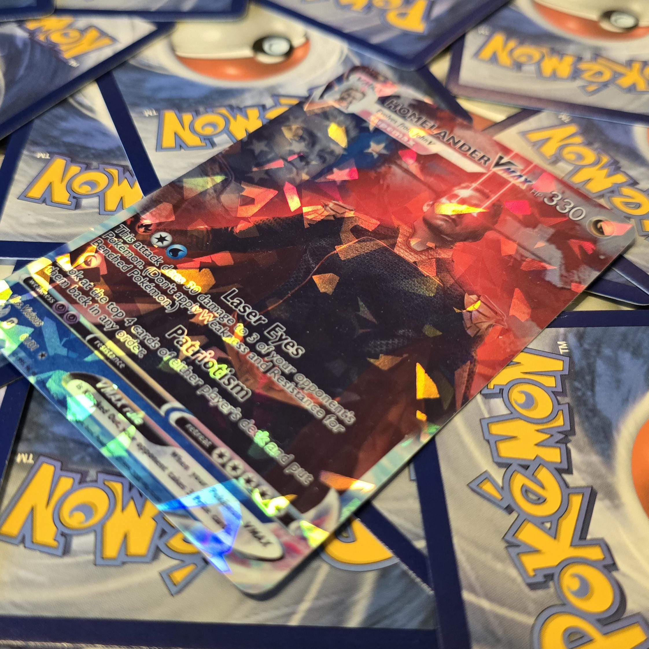 Homelander Pokemon Card - the Boys - Etsy