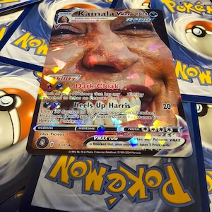 Kamala Harris Pokemon Card - Etsy