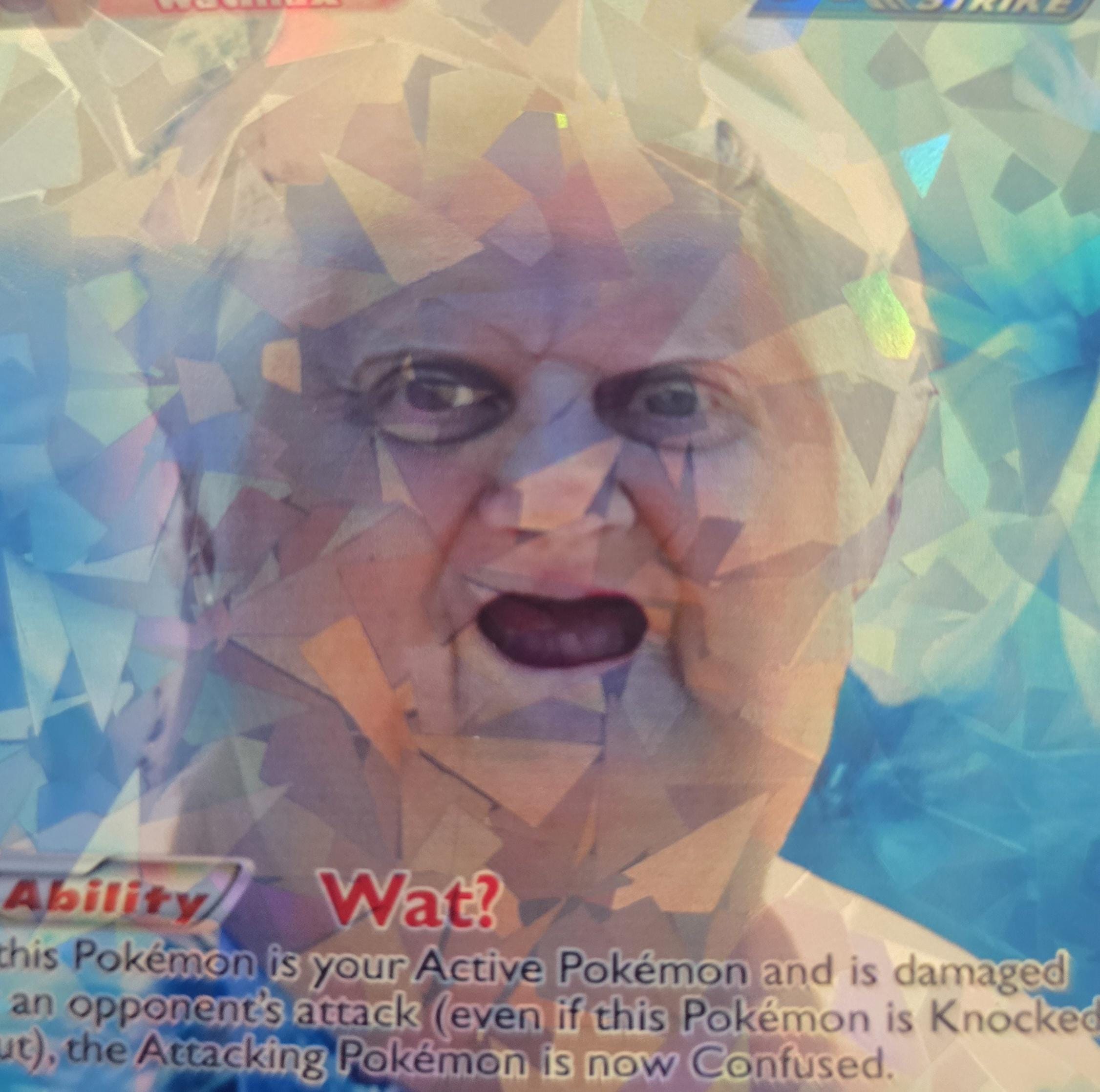Wat Lady Meme Pokemon Card - Etsy