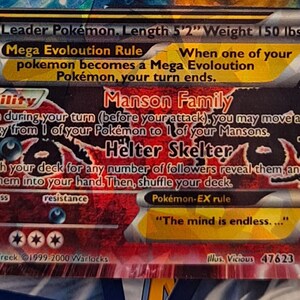Charles Manson Pokemon Card - Etsy