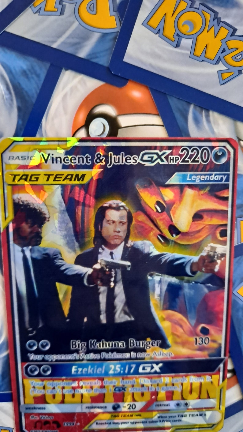 Vincent Vega and Jules Winnfield Pokemon Card - Pulp Fiction - Etsy