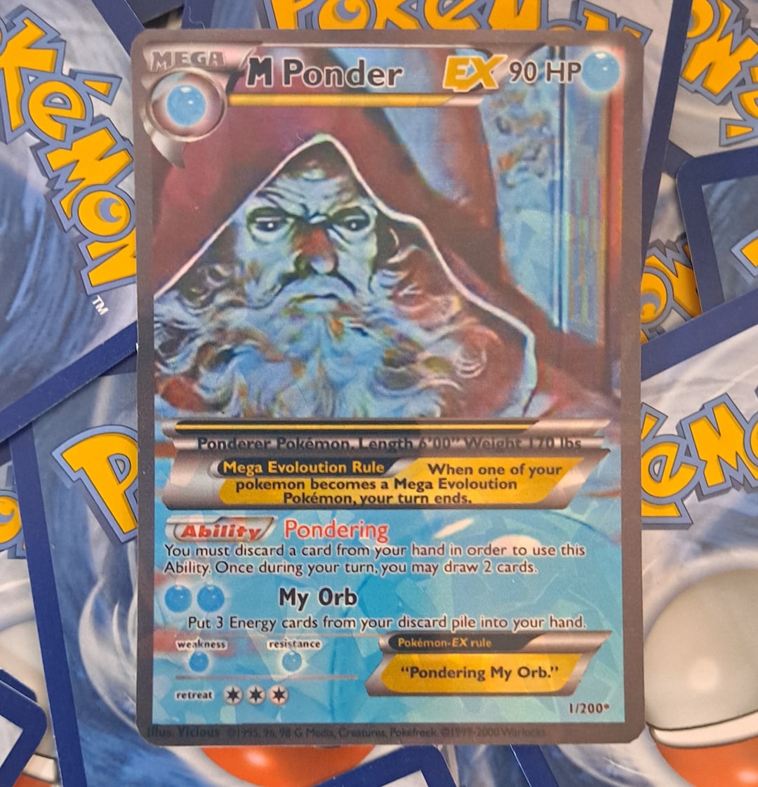 Pondering My Orb Meme Pokemon Card - Etsy