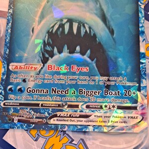 Jaws Pokemon Card - Etsy