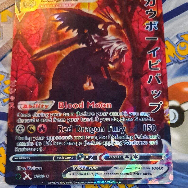 Vicious Pokemon Card - Etsy