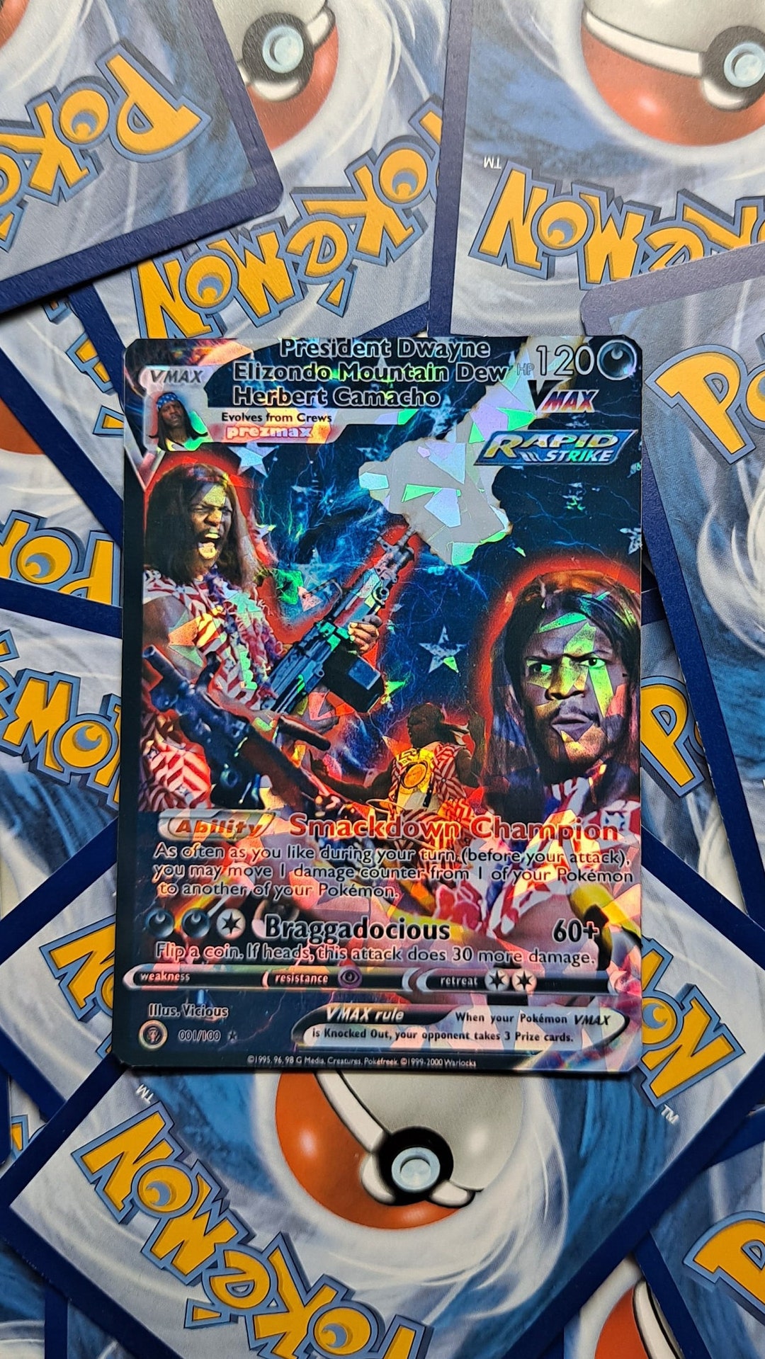 President Comacho Pokemon Card - Etsy