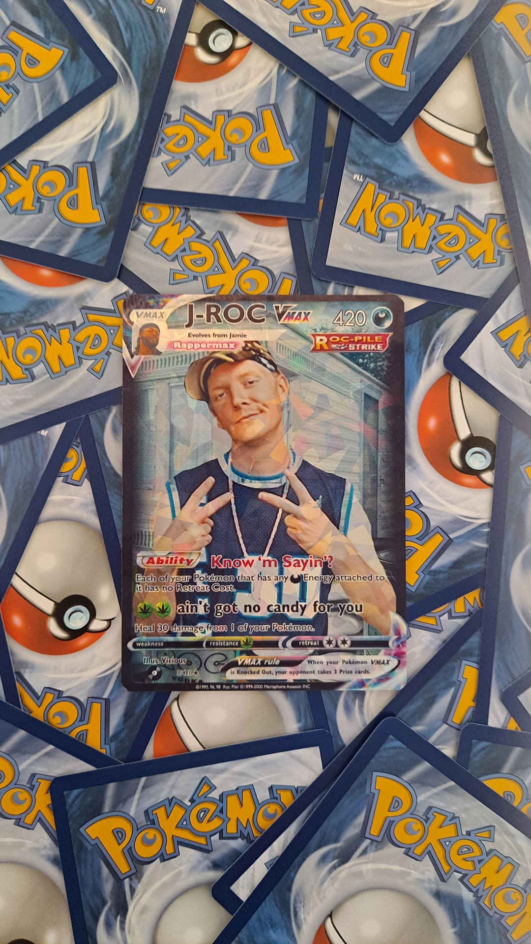 J ROC Pokemon Card TPB - Etsy