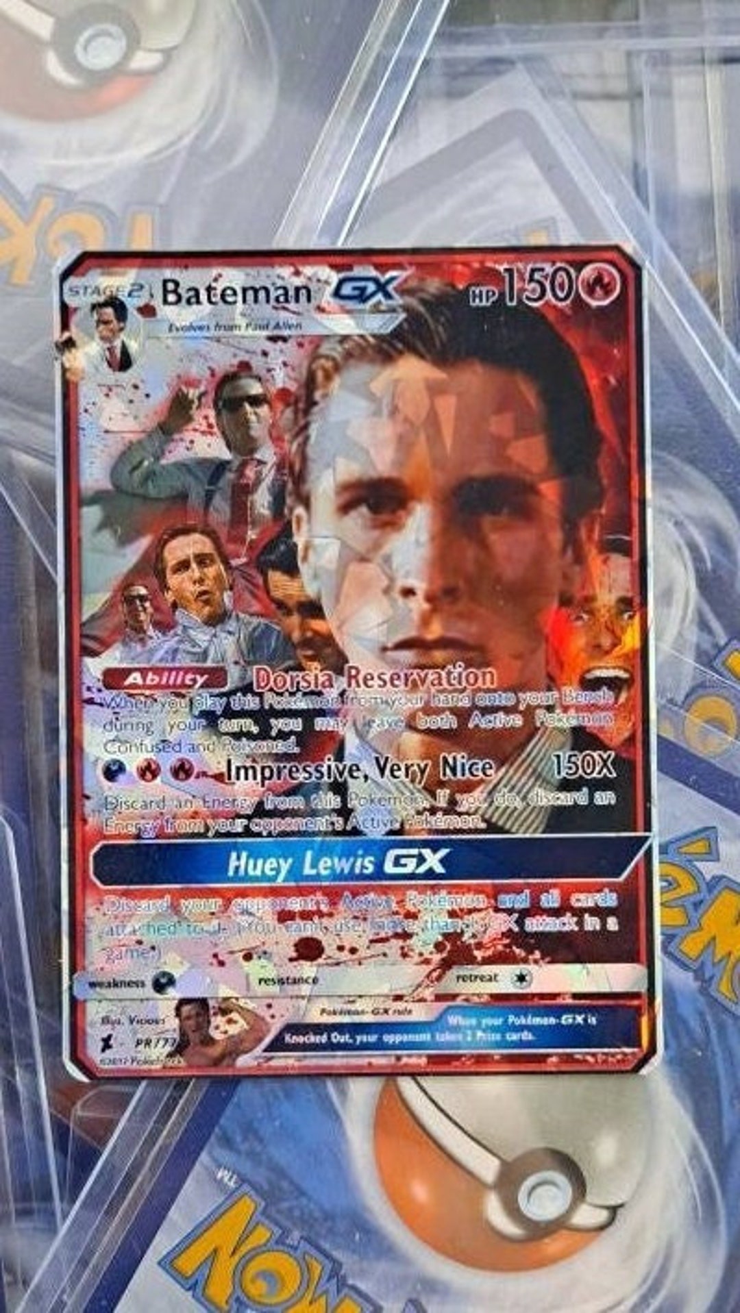 American Psycho Pokémon Card - Etsy
